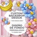 Custom Backdrop Cartoon Character Logo Movie Scene Photo Backdrop ...