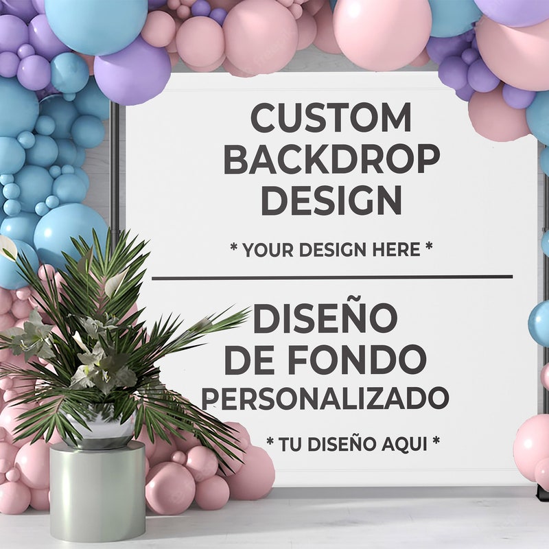 Custom Logo Backdrop - Etsy
