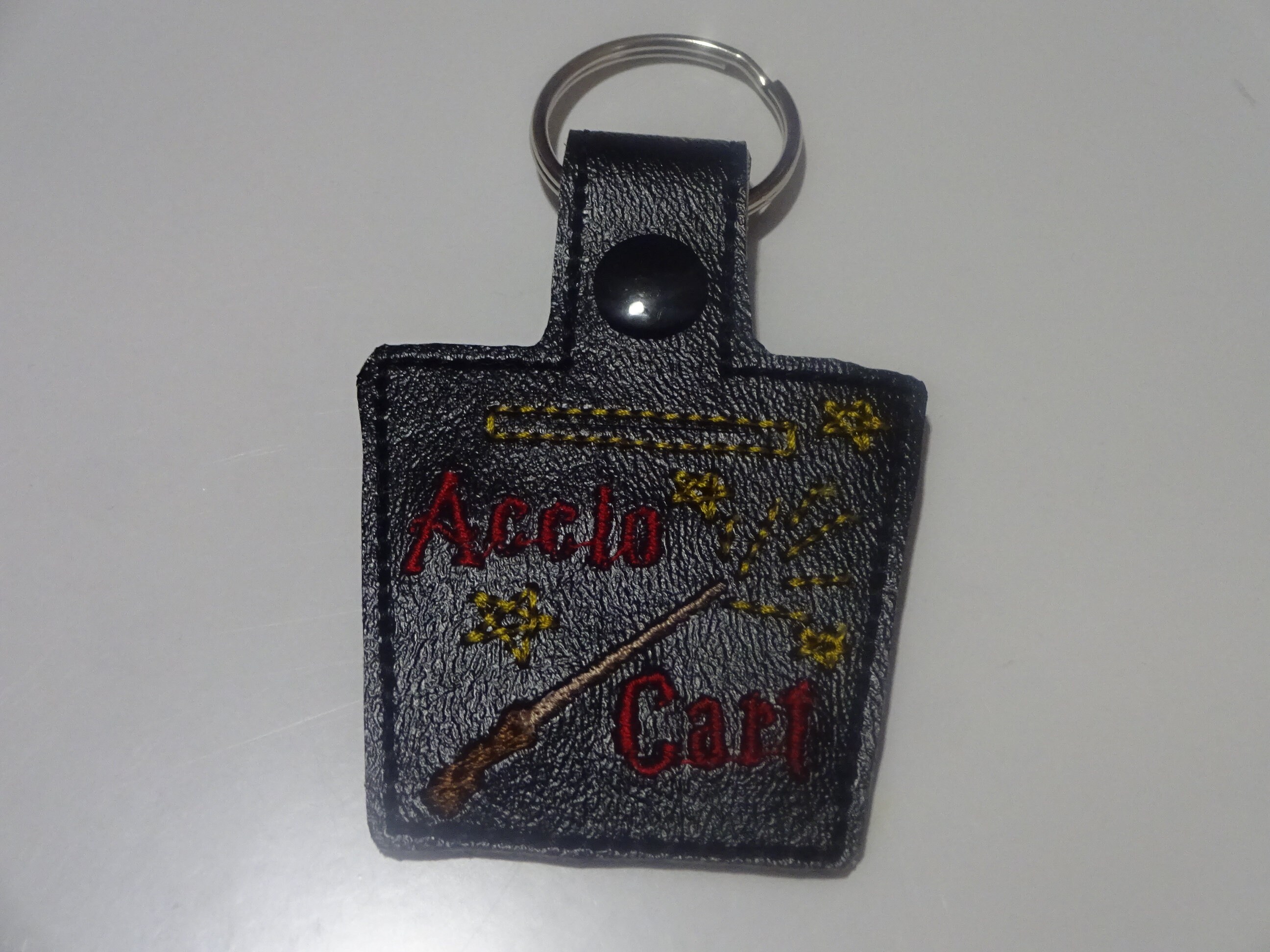 ITH Digital File QUARTER KEEPER File Key Fob Embroidery Design Quarter ...