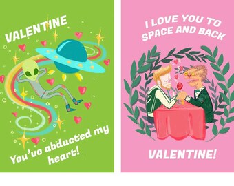 Alien valentine | Etsy