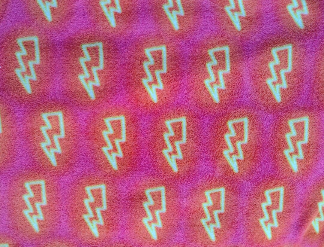 Goat Pajamas, Neon Lightning Bolt Pajamas, Fleece Pet Pajamas, Pajamas ...