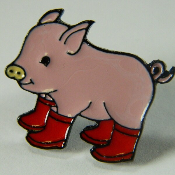 Pig Lapel Pin - Etsy