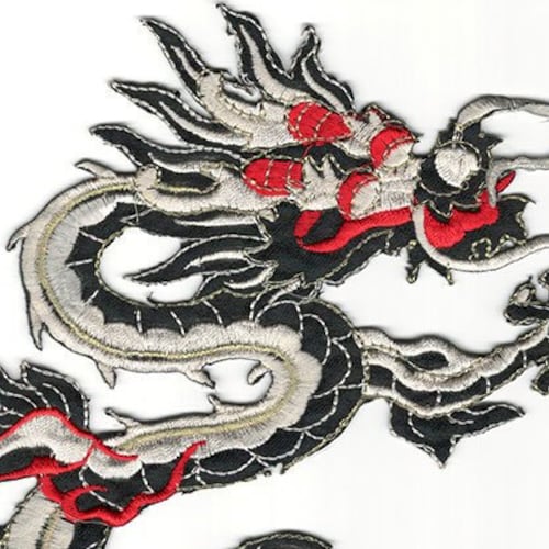 Chinese Dragon Iron on Patch - Etsy