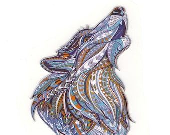 Wolf Iron Transfer - Etsy