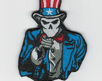 Uncle sam skeleton | Etsy