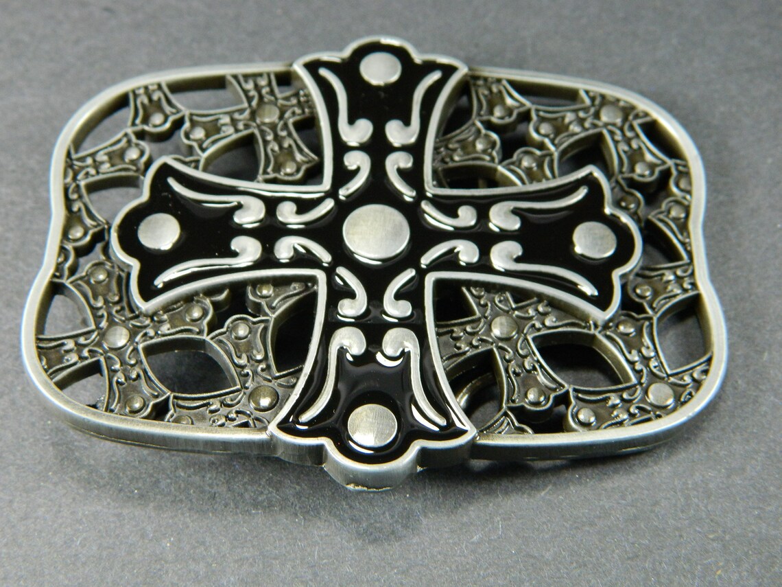 Decorative Cross Metal Belt Buckle Cross Belt Buckle Mens | Etsy