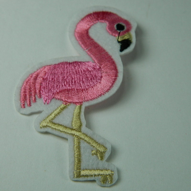 Flamingo Patch Embroidery - Etsy