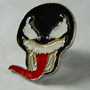 Cool Black Venom Eddie Brock Decorative Lapel Pin Sleek We Are Venom ...