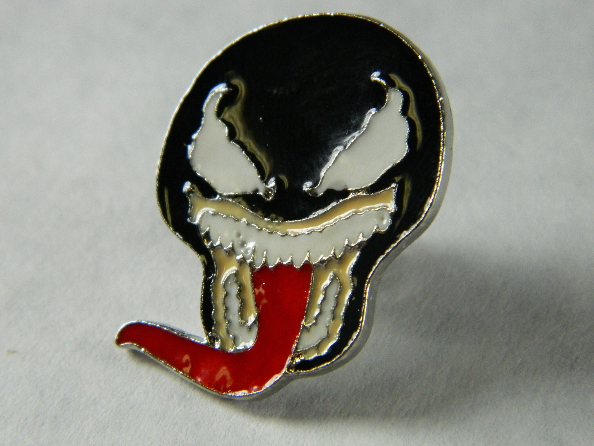 Cool Black Venom Eddie Brock Decorative Lapel Pin Sleek We - Etsy
