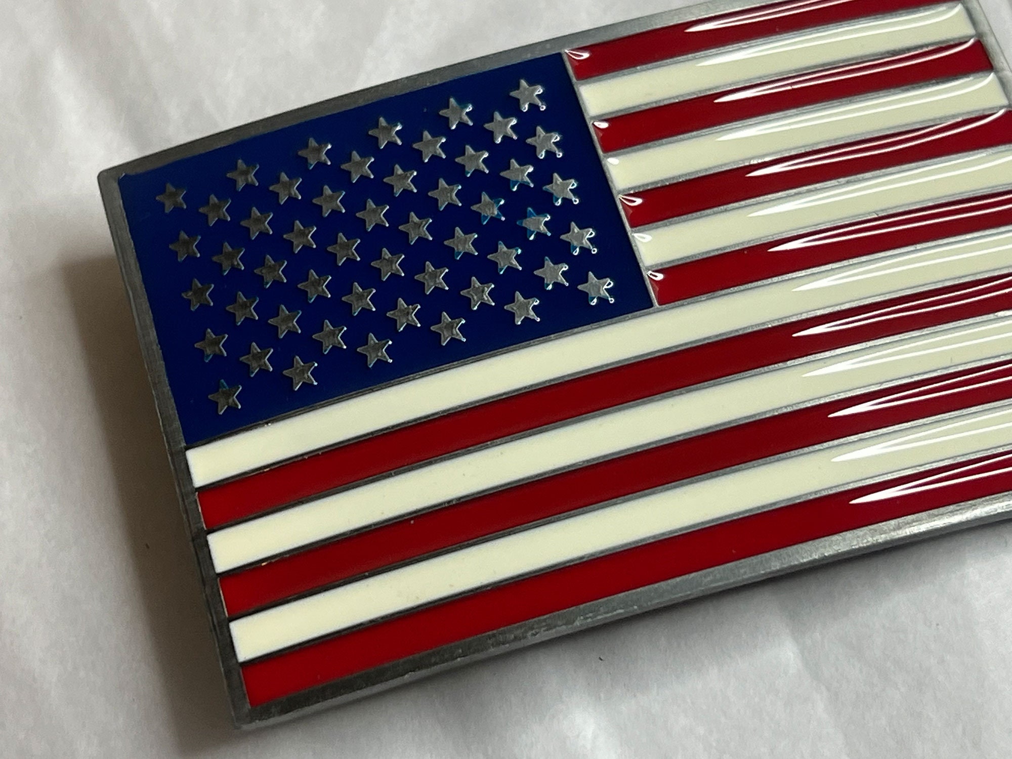 American Flag Metal Belt Buckle USA Stars & Stripes Flag - Etsy