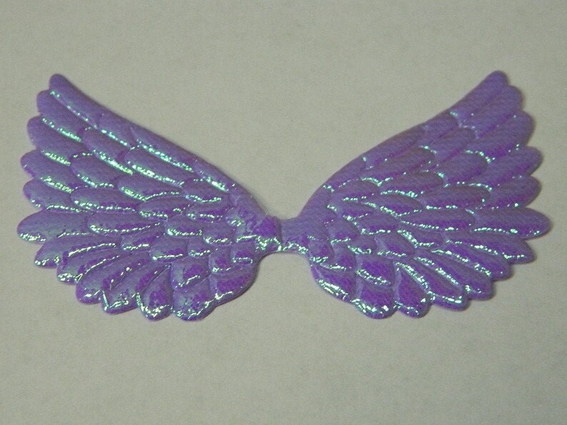 Holographic Glitter Angel Wings Sew-on Applique Angel - Etsy