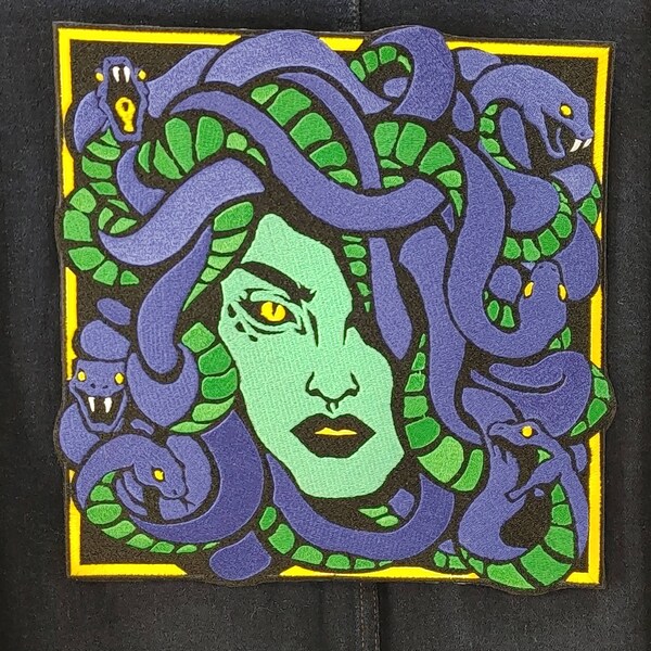 Medusa Embroidery - Etsy