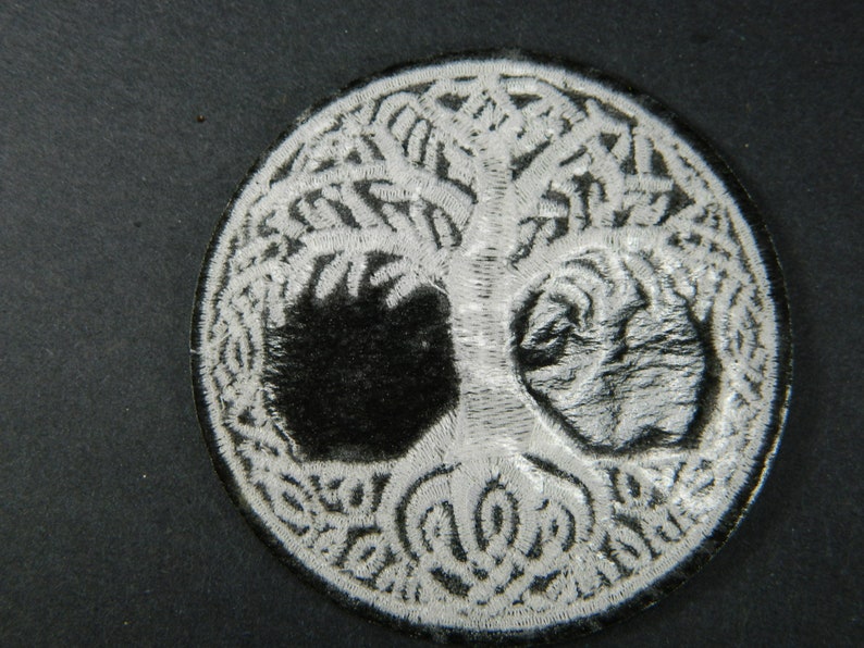 Rounded Tree of Life Embroidery Patch Clothing Iron-on - Etsy