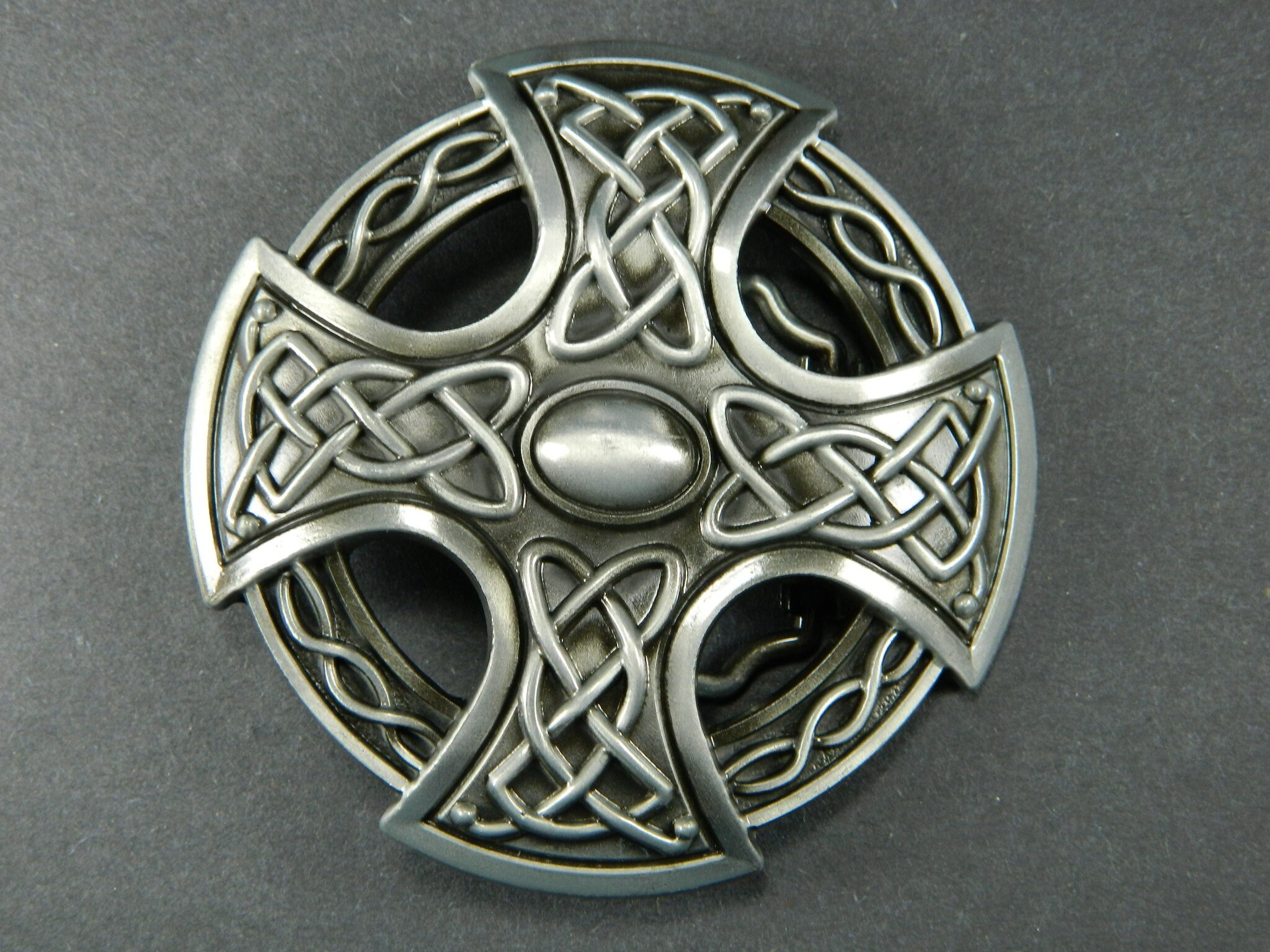 Celtic Knot Iron Cross Metal Belt Buckle-iron Cross Belt - Etsy