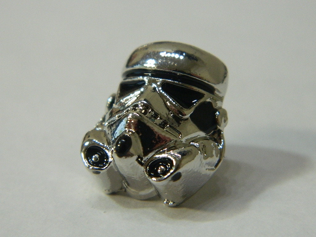 Small Silver and Black Star Wars Storm Trooper Lapel Pin - Etsy