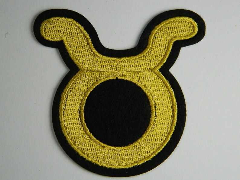 Small Taurus Zodiac Sign Embroidery Patch Taurus | Etsy