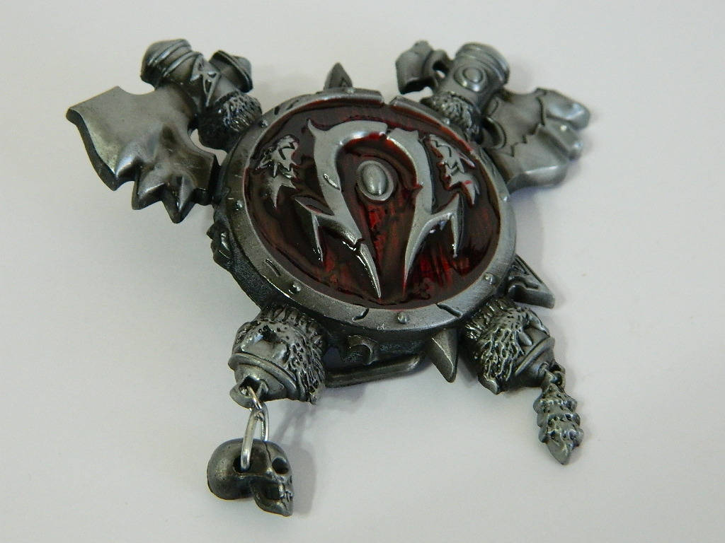 World of Warcraft Horde Metal Belt Buckle Mens Specialty | Etsy