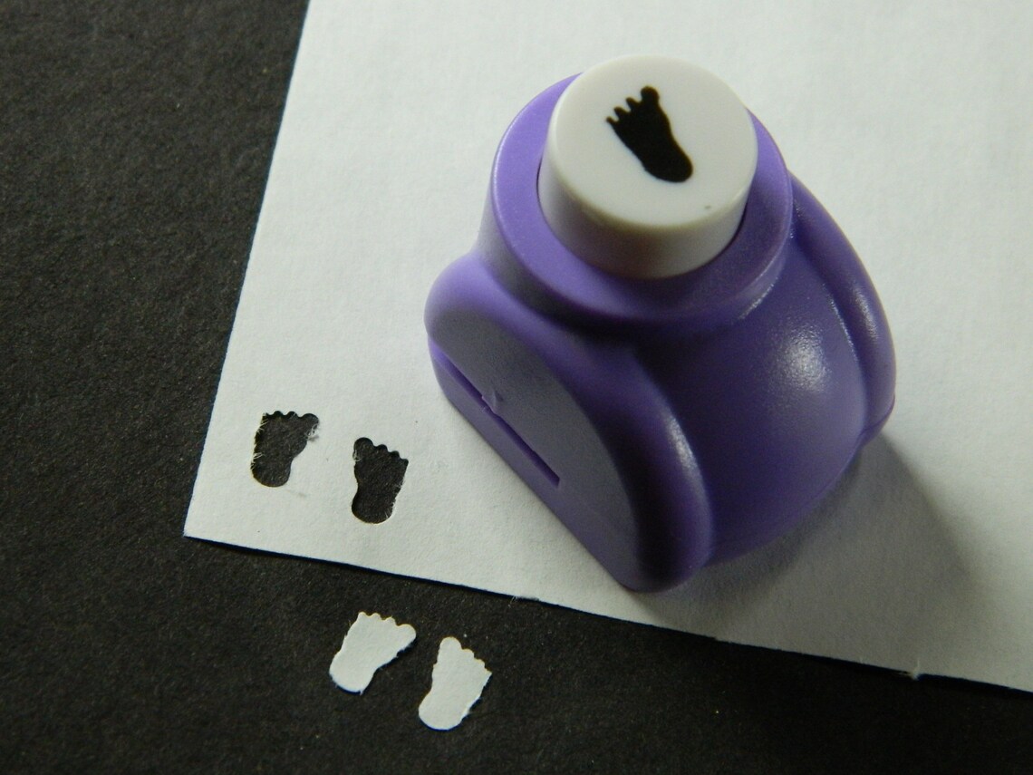 Foot Print Hole Puncher Decorative Scrap-Book Hole Puncher | Etsy