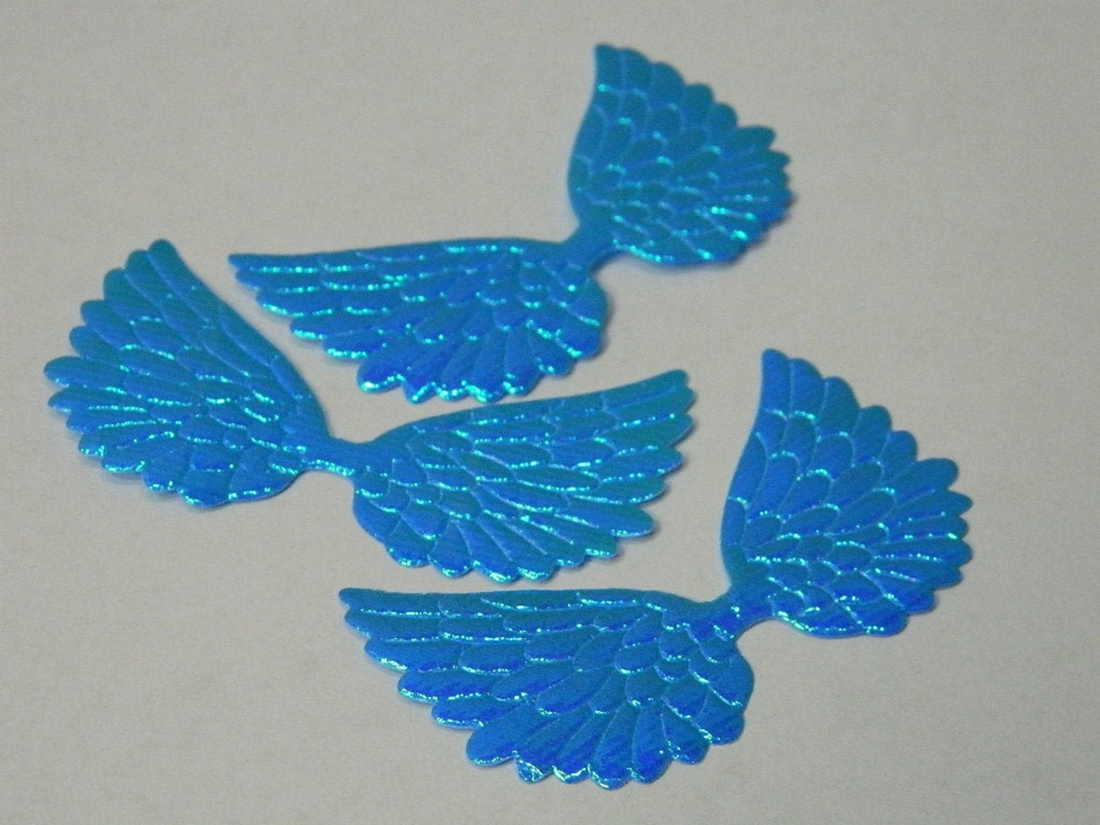 Holographic Glitter Angel Wings Sew-on Applique Angel - Etsy