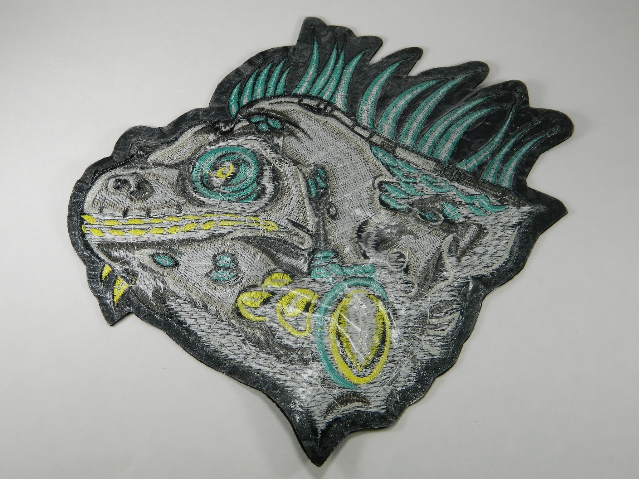 Large Iguana Lizard Iron On/sew on Embroidery Patch Lizard - Etsy
