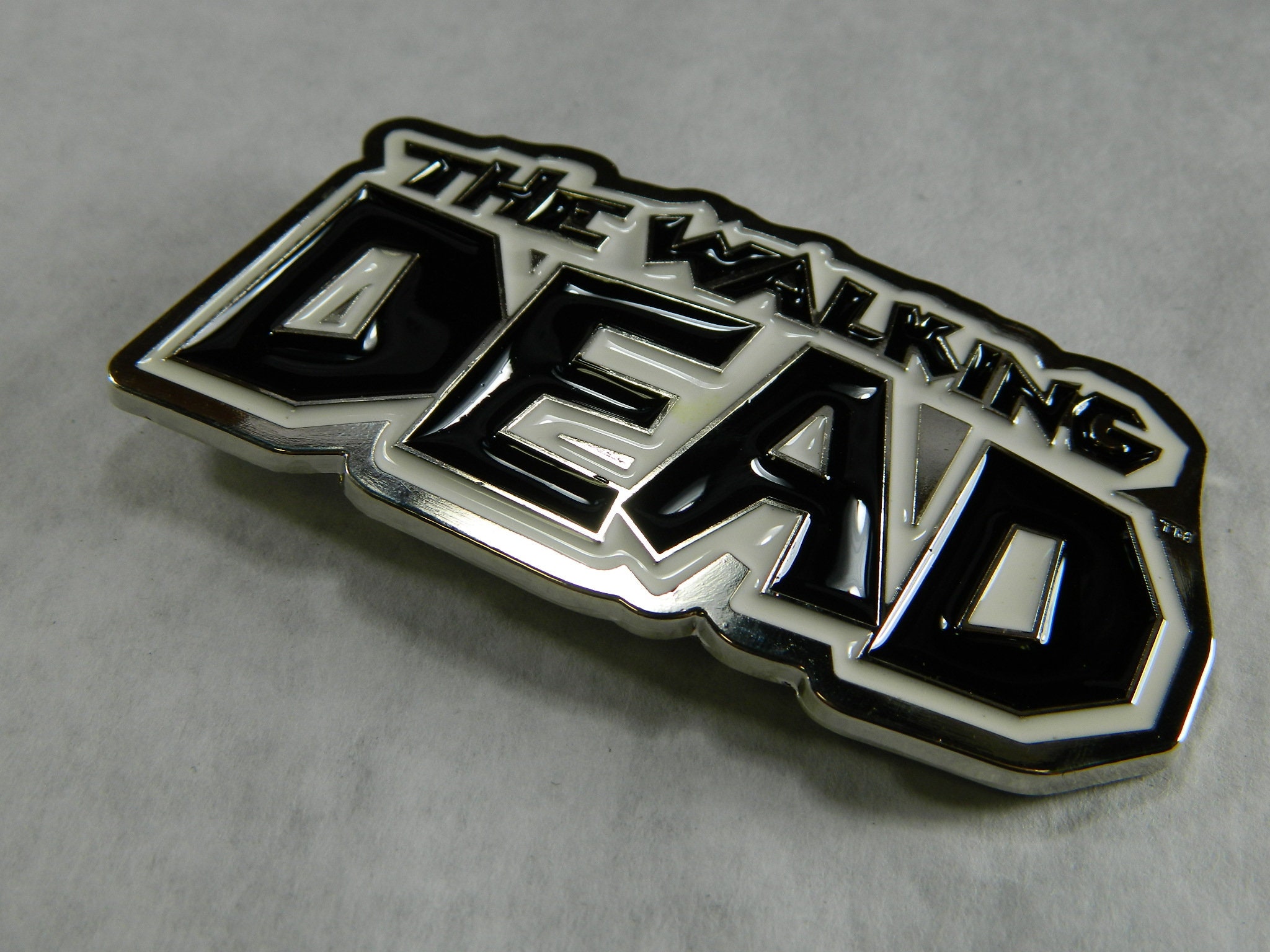 The Walking Dead Zombie Metal Belt Buckle Mens Specialty | Etsy