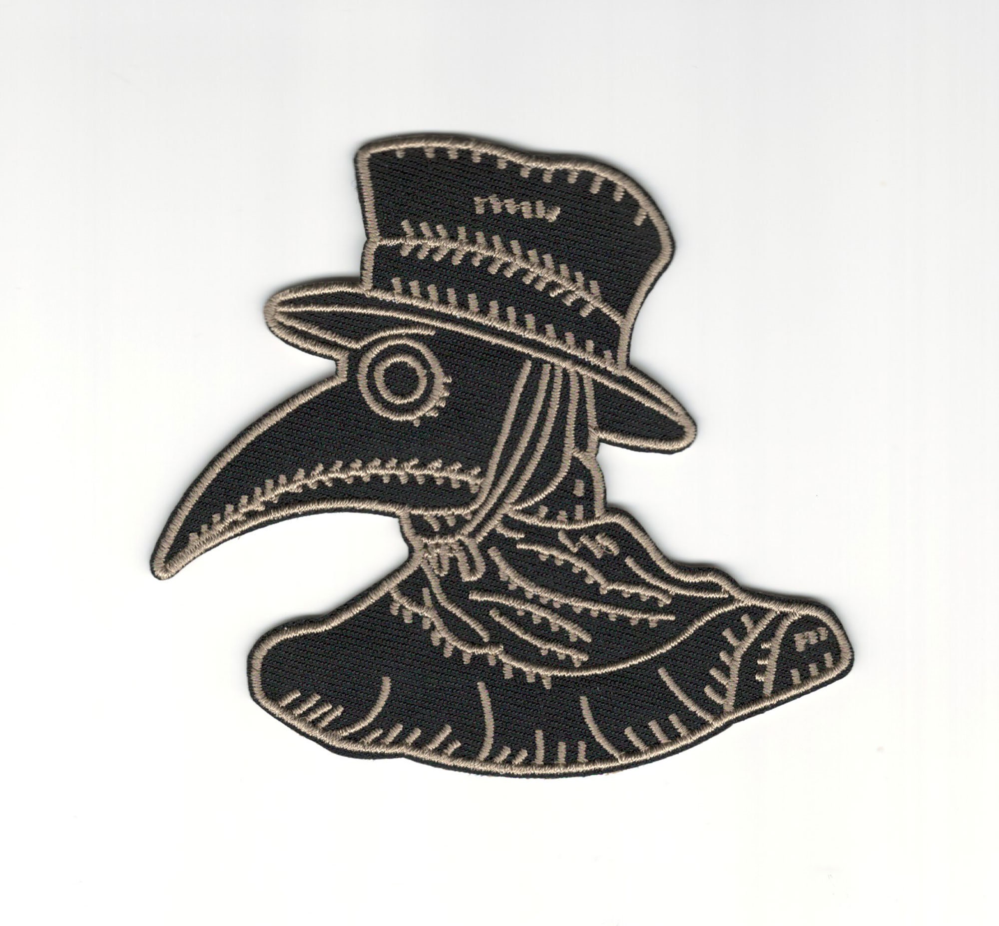 Plague Doctor Pestilence Costume Embroidered Patch Iron-on - Etsy
