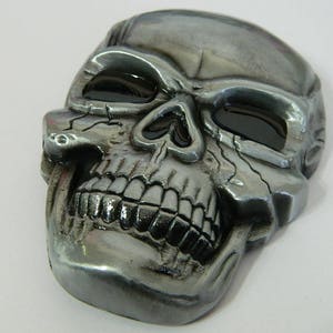 Skull Metal Belt Buckle - Mens Specialty Metal Belt Buckles - Bikers ...
