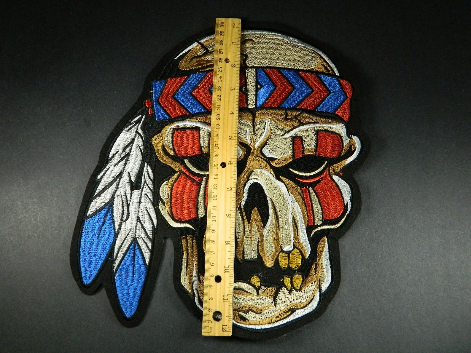 BIG Native American Indian Inspired Iron On Embroidered Patch | Etsy