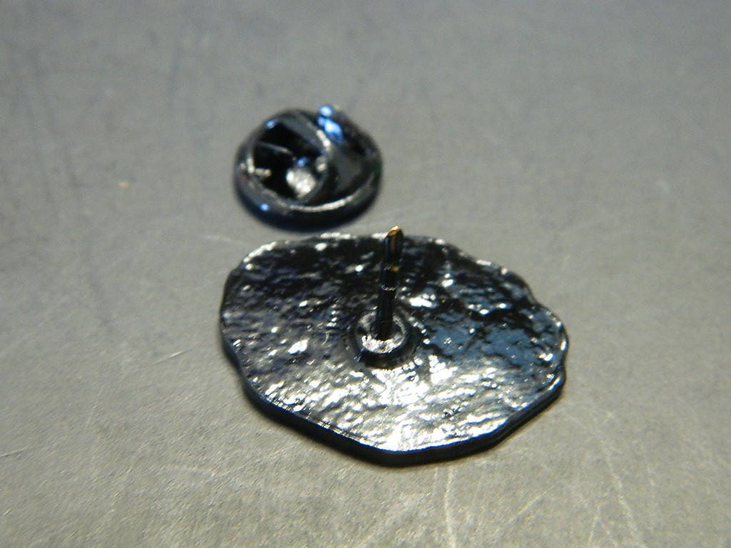 Small Braininess Brain Lapel Pin Black and Blue Brains - Etsy