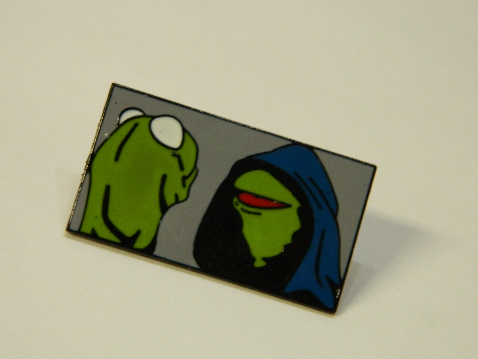 Kermit the Frog Stylized Lapel Pin Fun Style Kermit Meme | Etsy