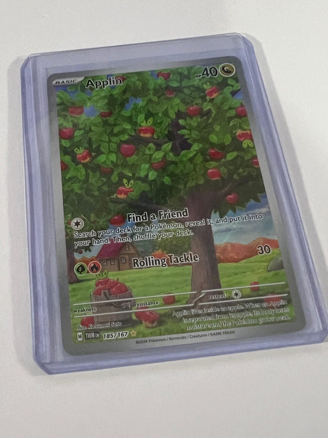 Pokémon Applin English TCG Card Full ART Mint/nm Condition - Etsy