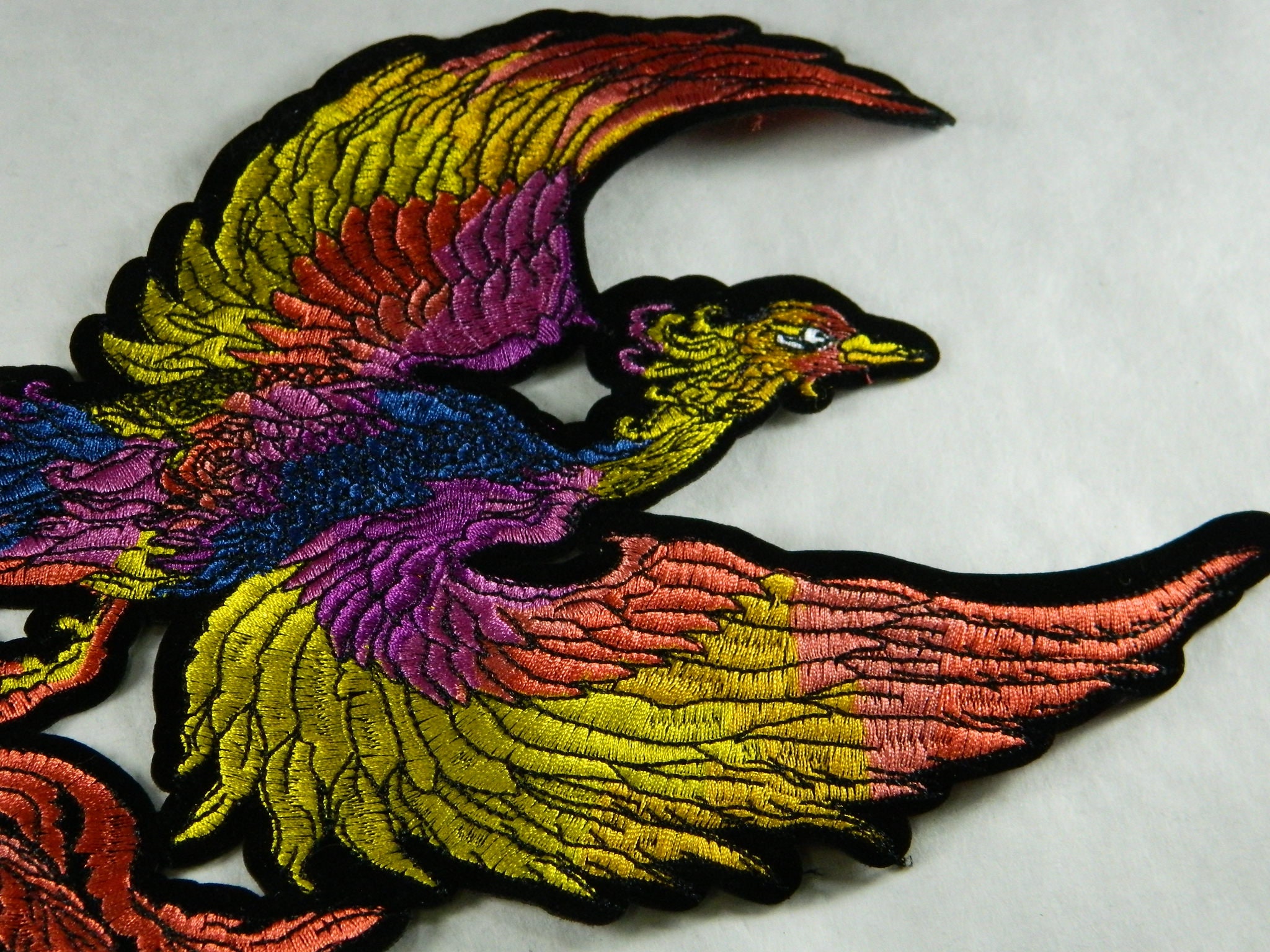 Big Chinese Style Phoenix Statement Sew-on Embroidered Patch - Etsy