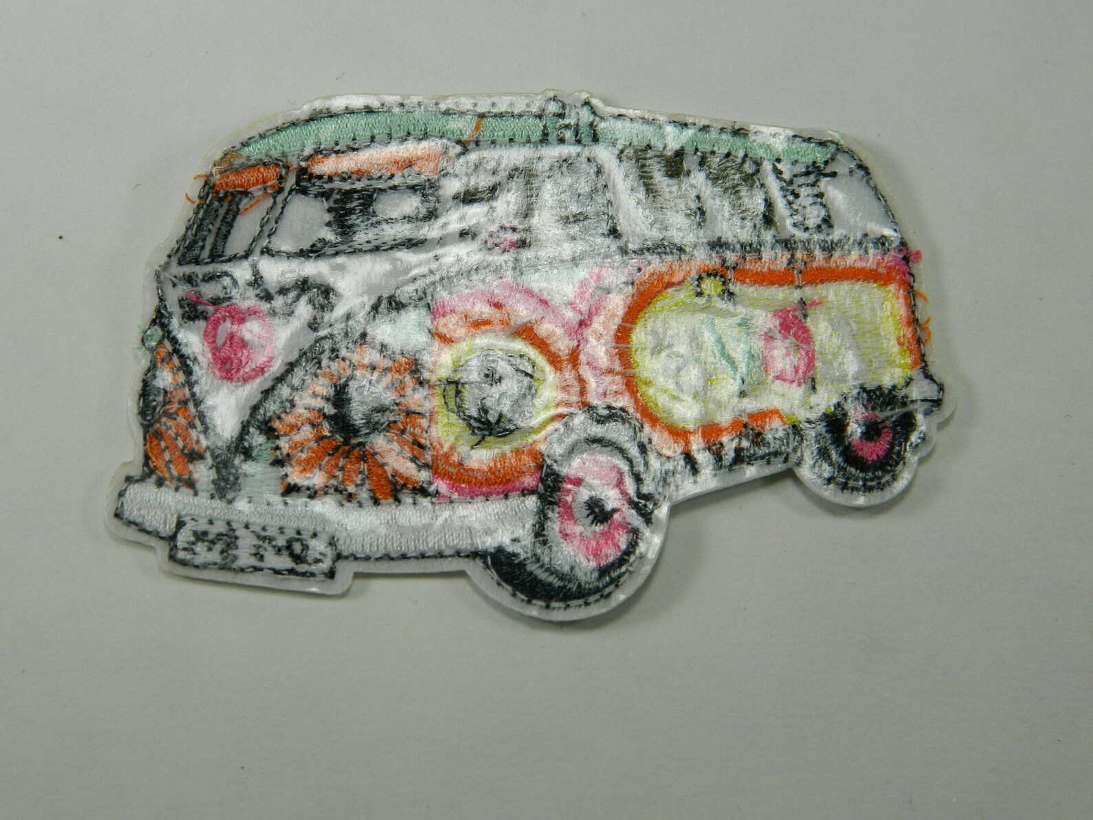 Unique Psychedelic Love Bus Iron On/ Sew on Embroidery Patch | Etsy