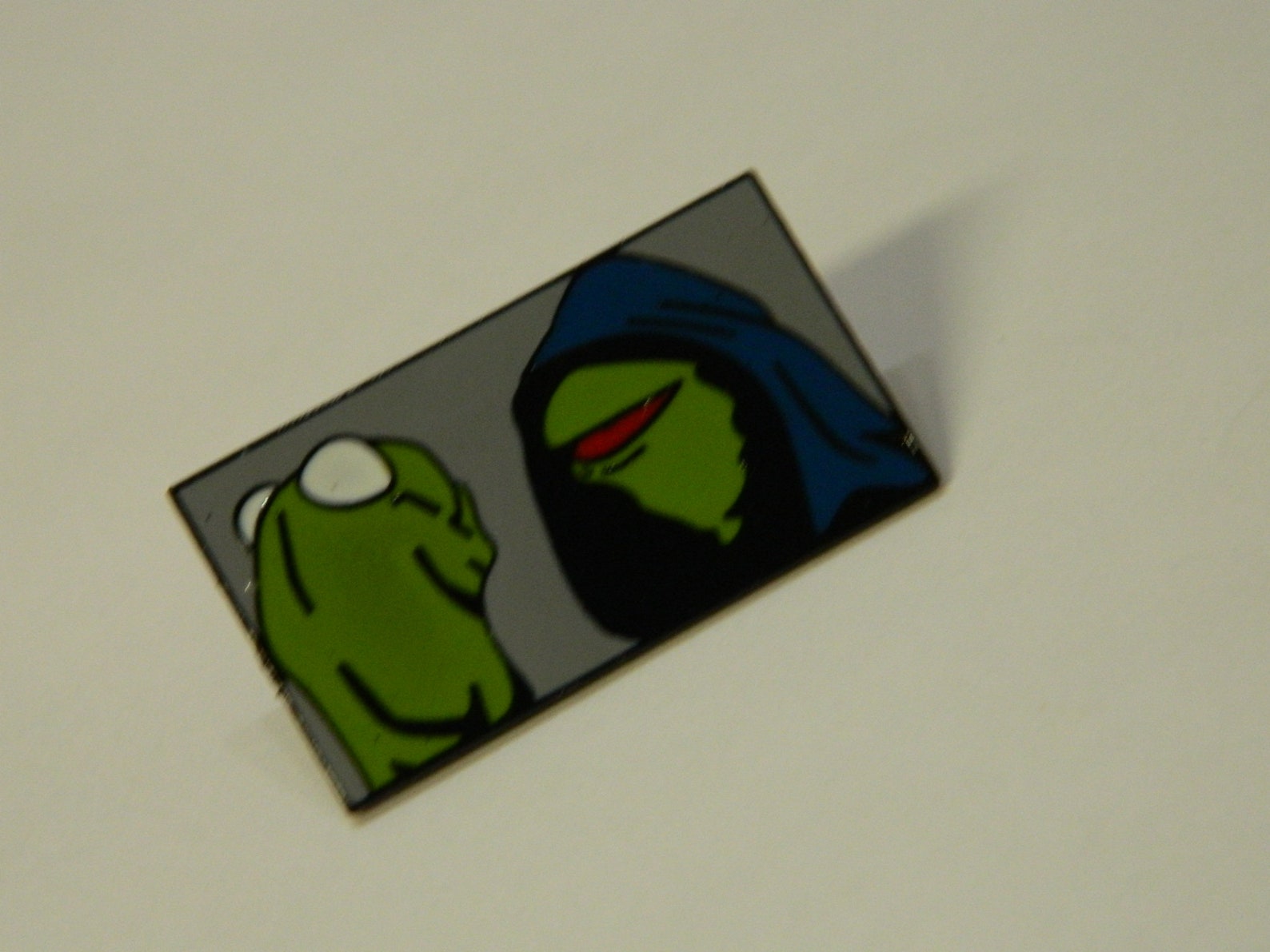 Kermit the Frog Stylized Lapel Pin Fun Style Kermit Meme | Etsy