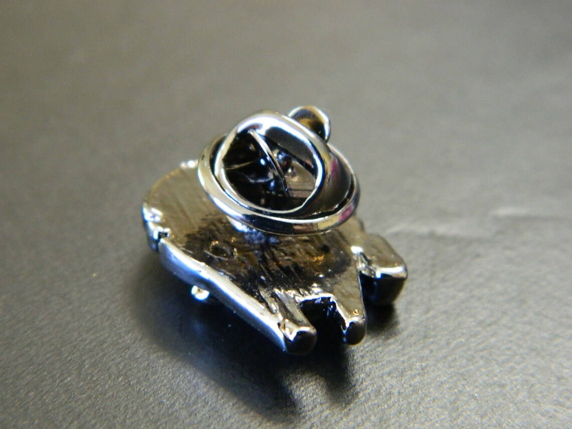 Small Silver Star Wars Millennium Falcon Lapel Pin Hans Solo | Etsy