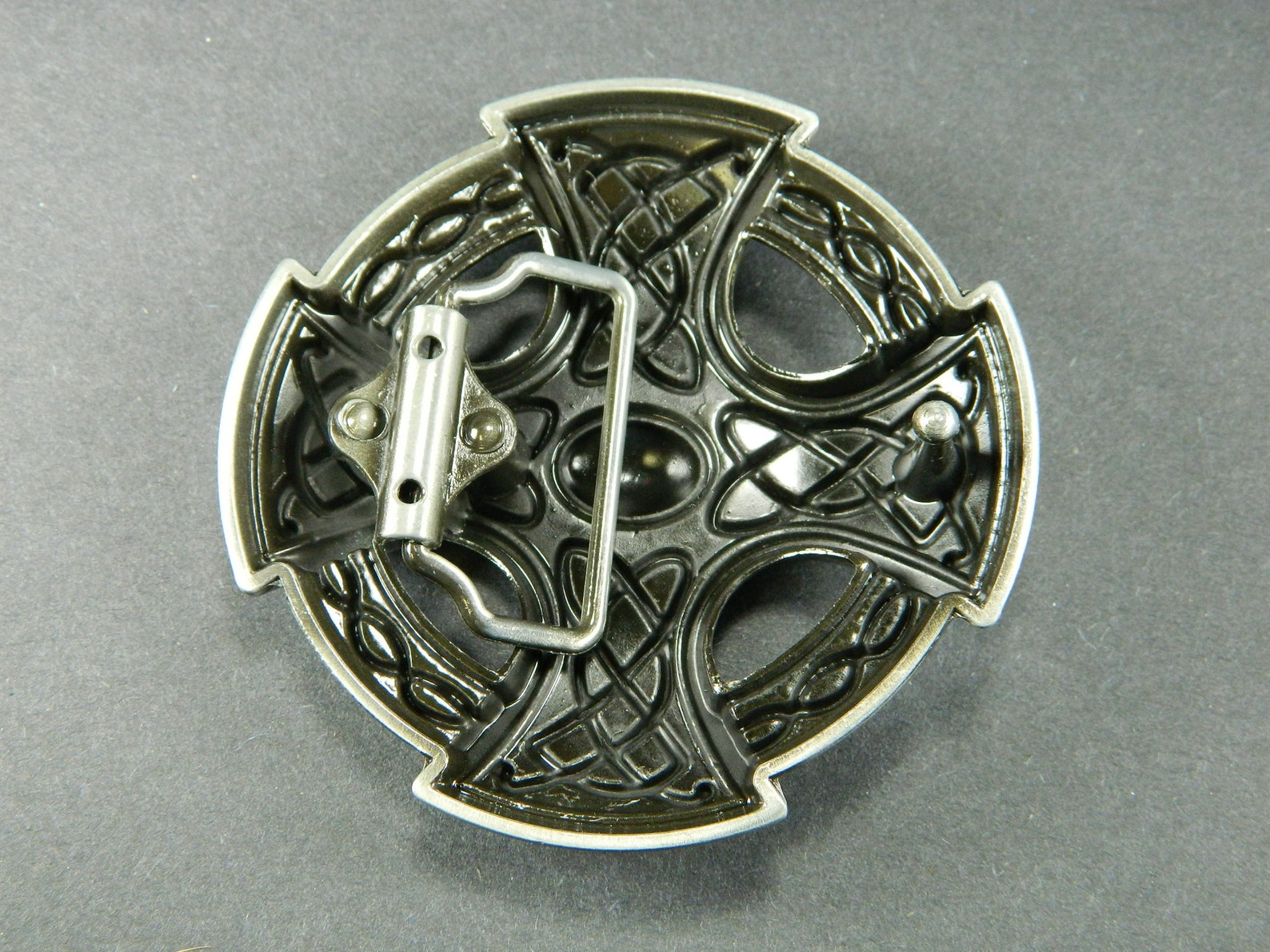 Celtic Knot Iron Cross Metal Belt Buckle-iron Cross Belt - Etsy