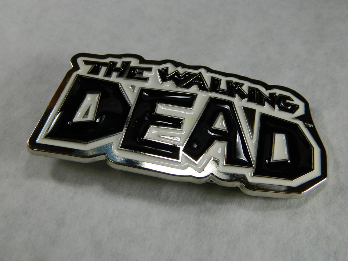 The Walking Dead Zombie Metal Belt Buckle Mens Specialty | Etsy