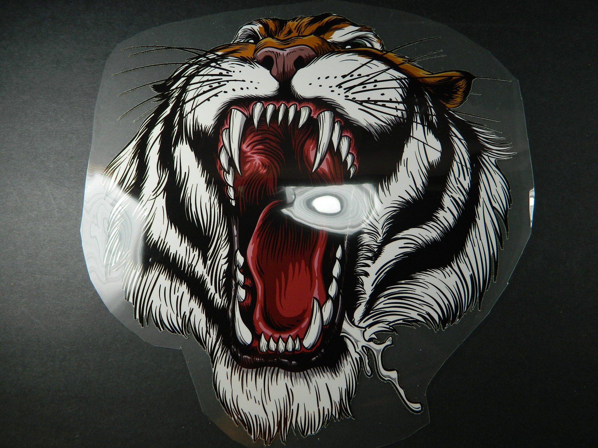 BIG Ferocious Tiger Thermal Iron-on Sticker Patch Sheet - Etsy