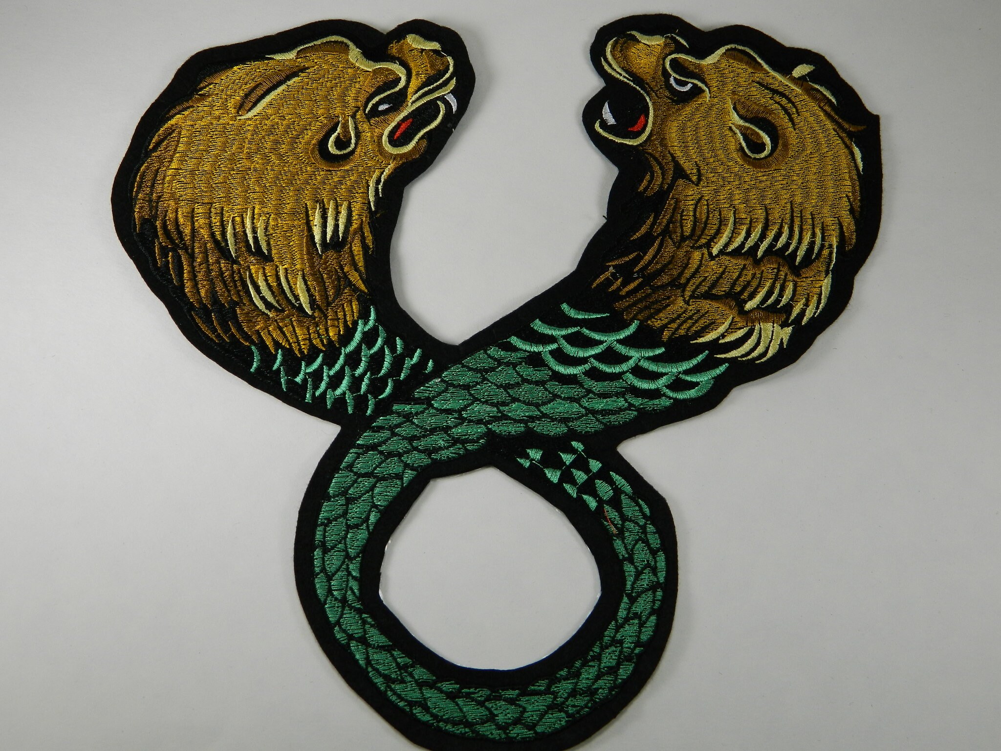 Large Open Chimeras Iron-on Embroidered Patch Chimeras | Etsy