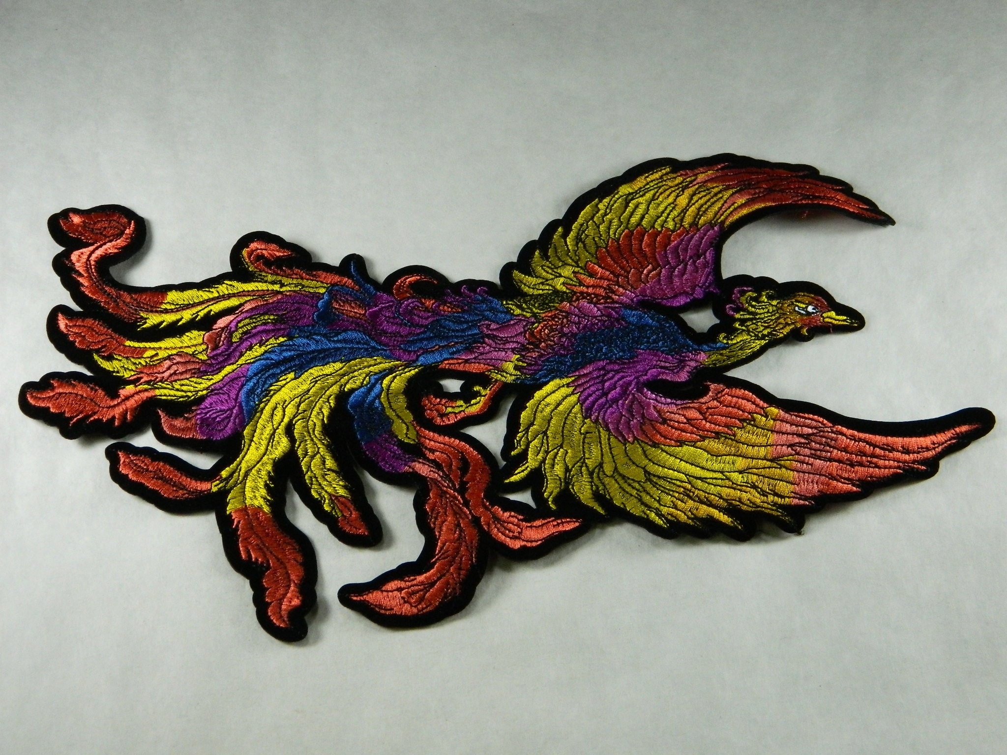 Big Chinese Style Phoenix Statement Sew-on Embroidered Patch | Etsy