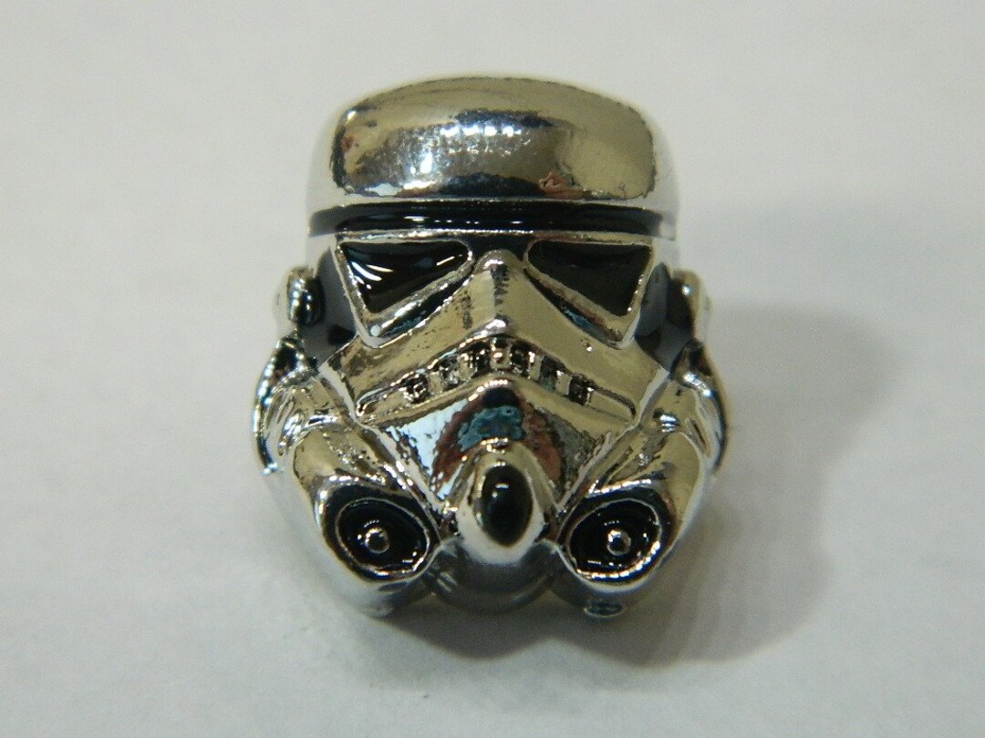 Small Silver and Black Star Wars Storm Trooper Lapel Pin - Iconic Star ...