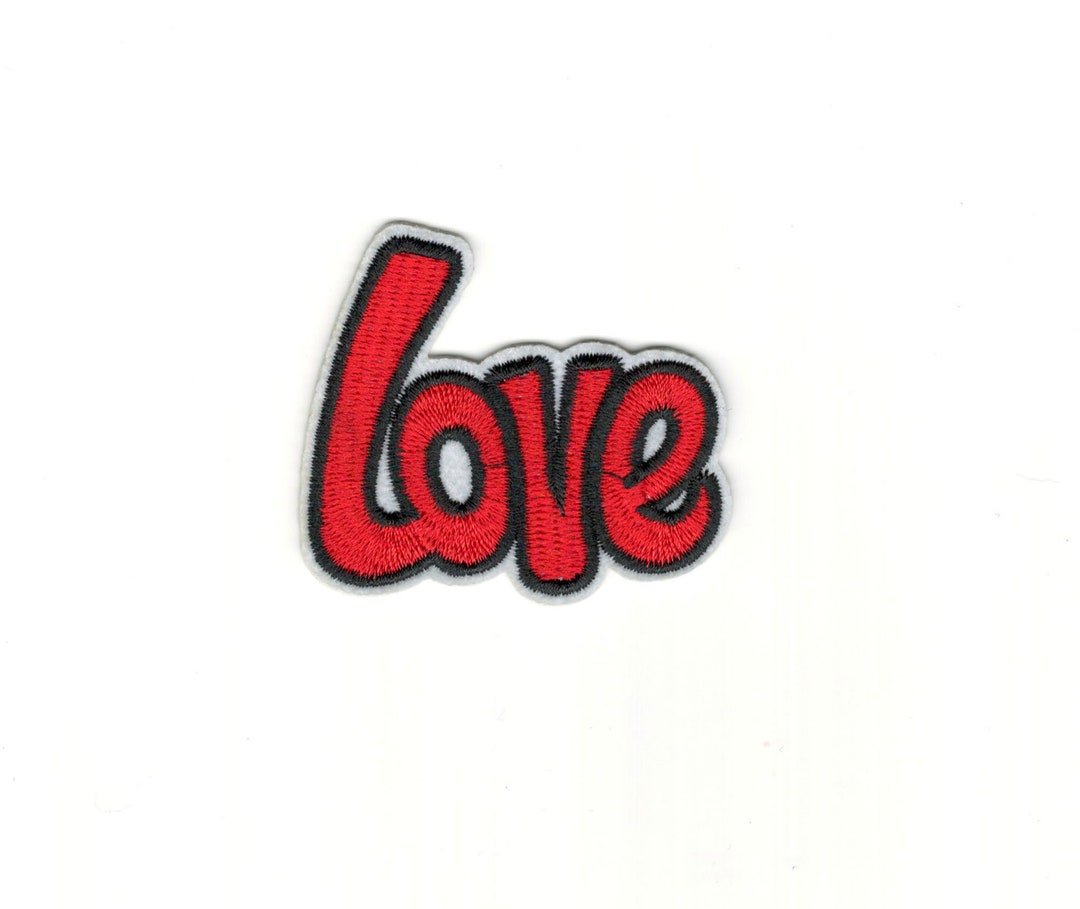 Red Hot Love Embroidery Patch Costume Flair - What We Need is More Love ...