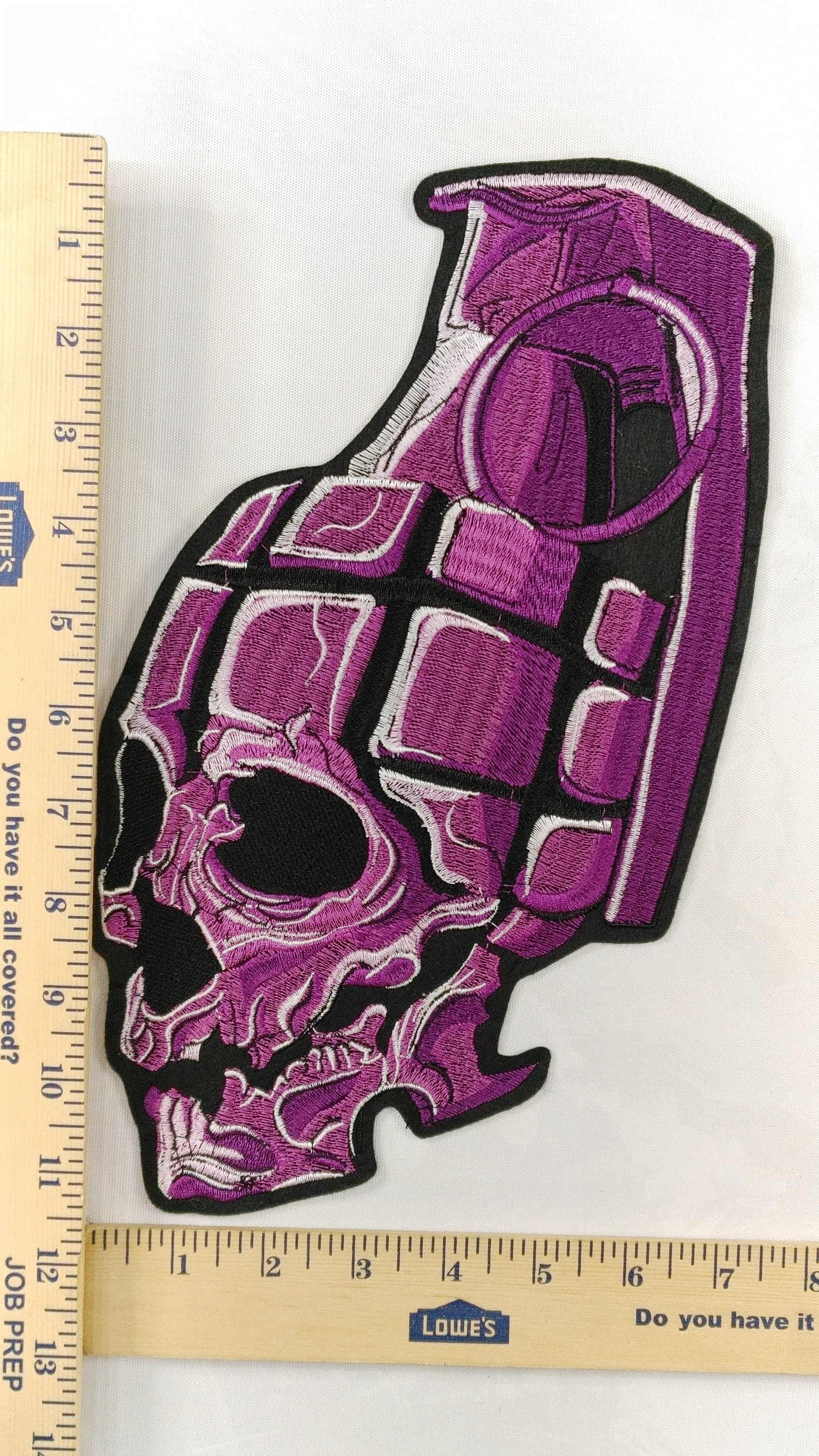 Grenade Skull Drawing