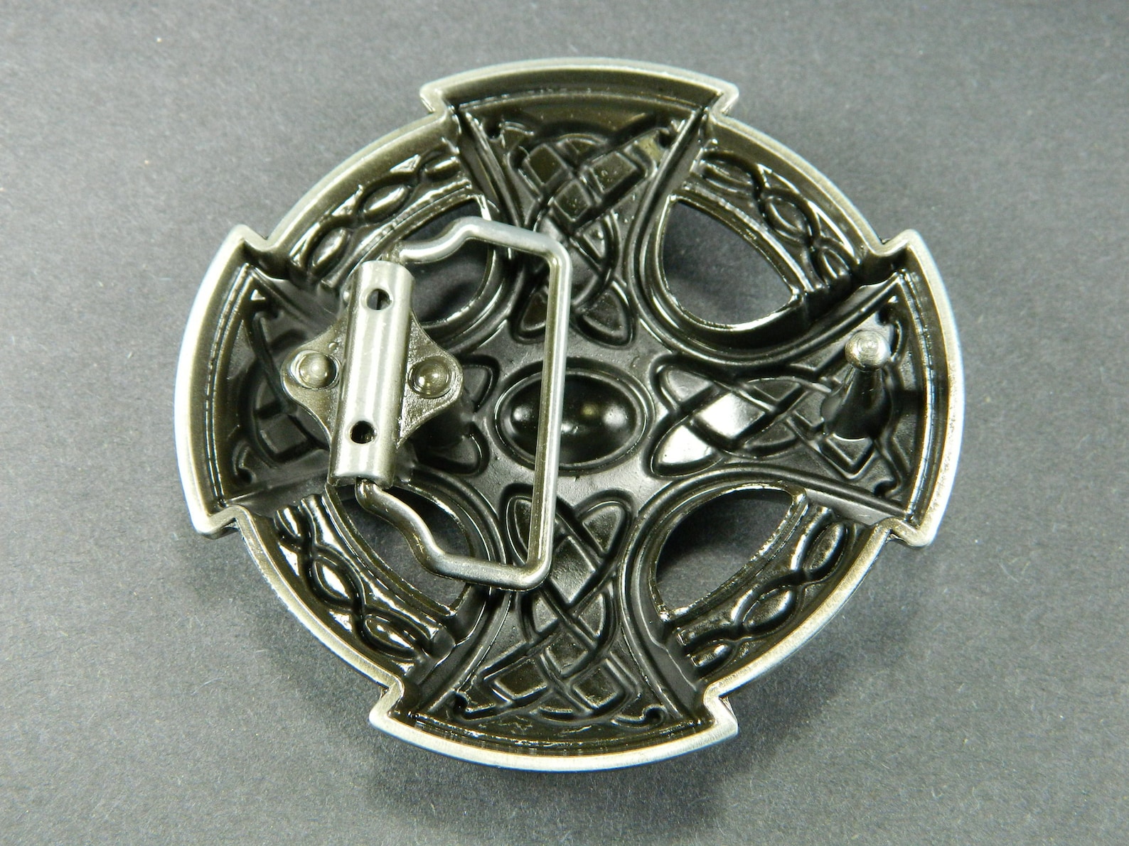 Celtic Knot Iron Cross Metal Belt Buckle-iron Cross Belt - Etsy