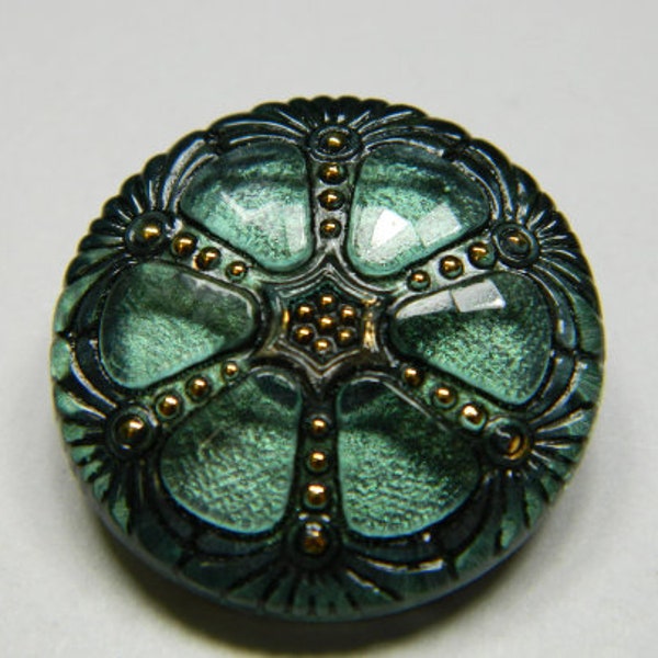 Glass Czech Buttons - Etsy