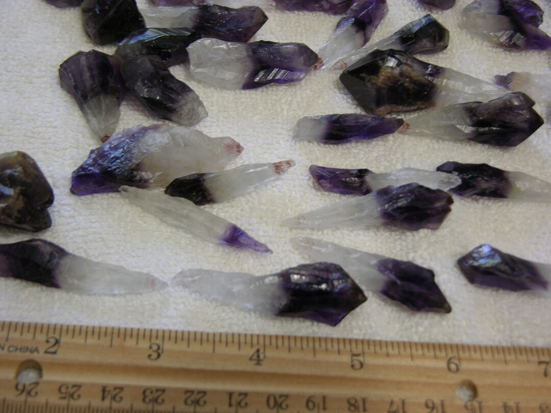 Dragon's Tooth Amethyst Crystals 5 per Lot Smaller 1-2.5 Inch - Etsy