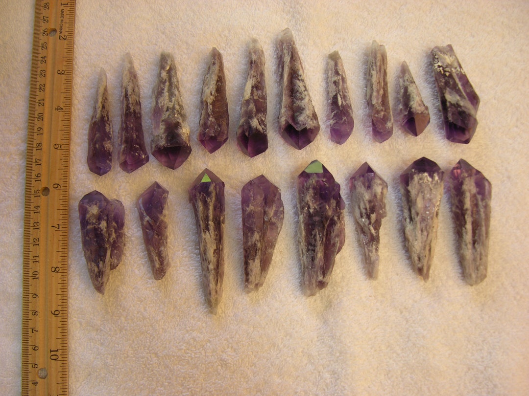 Dragon's Tooth Amethyst Crystals 2 per Lot 2-3 Inch - Etsy