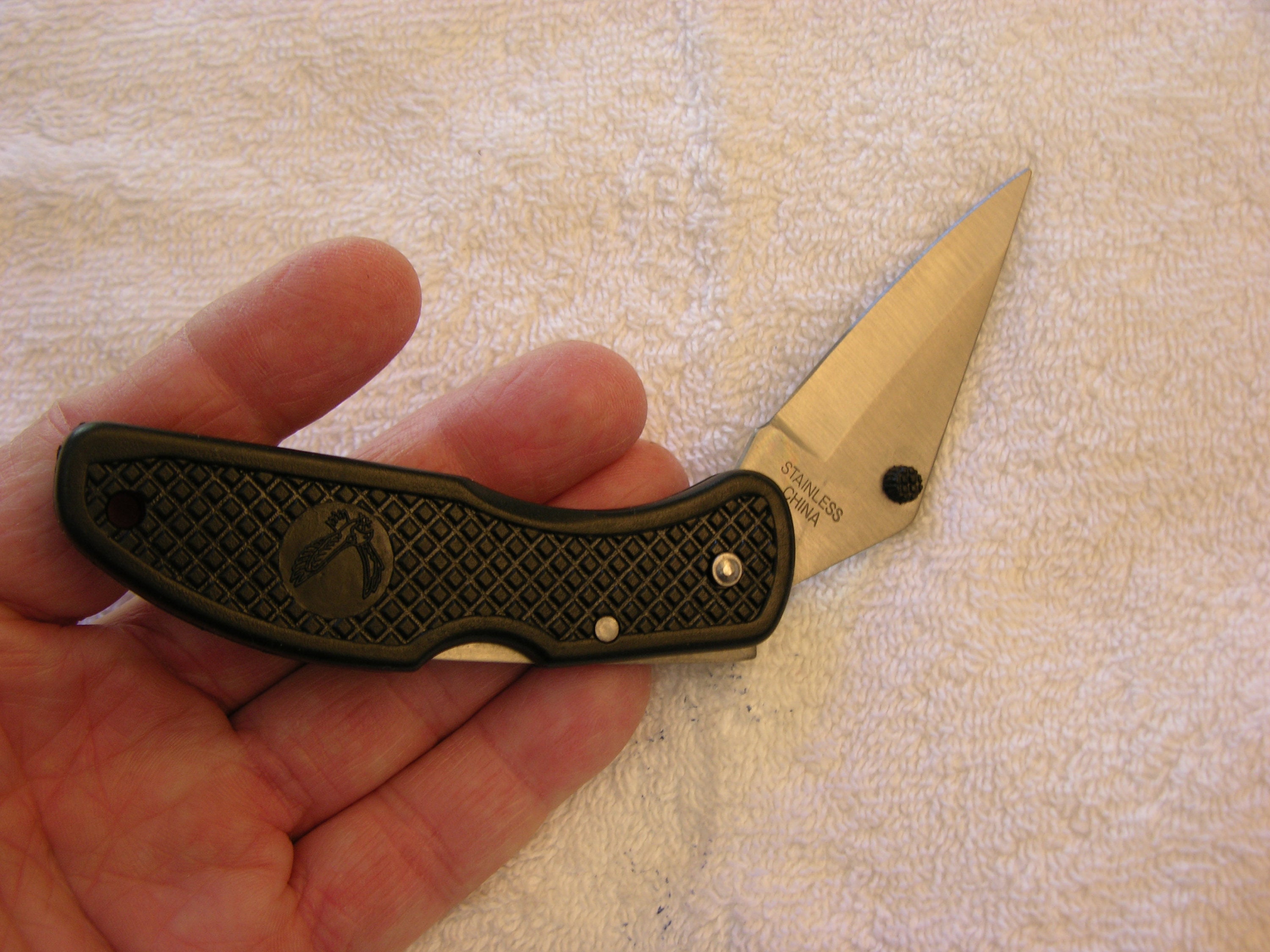 Stainless Steel Pocket Knife 4 Inch Folding Lock Back - Etsy