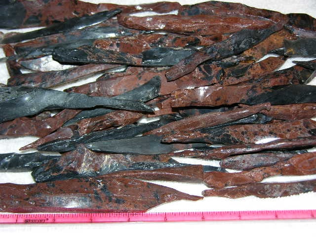 Obsidian Needle Crystals Mahogany Bigger 2-6 Inch 1/2 Pound - Etsy