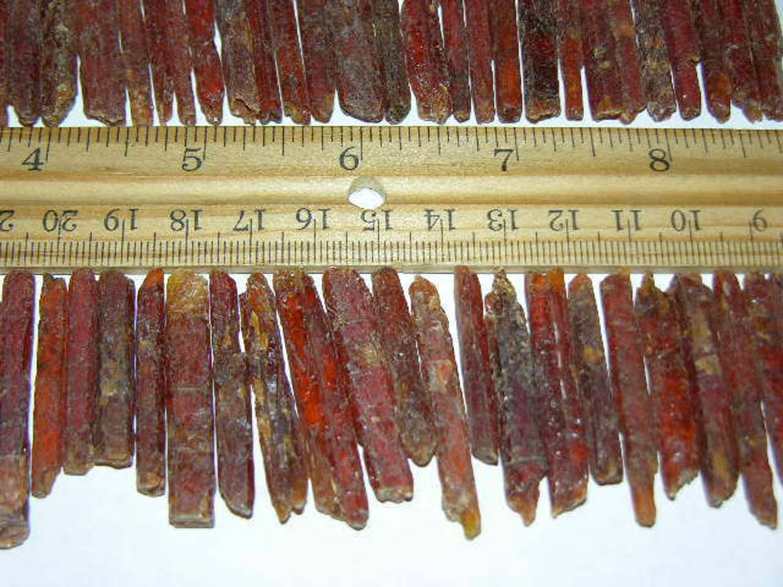 Kyanite Red Orange Gem Grade Crystals RARE Tanzania 1.25-2 - Etsy